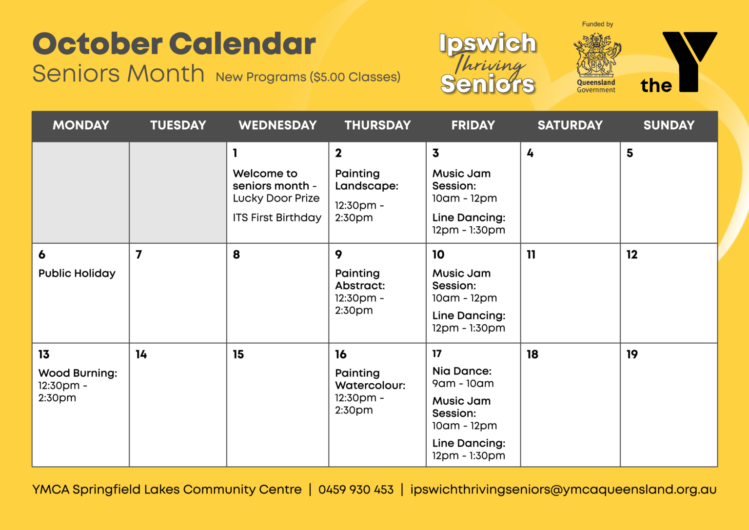 Ipswich Thriving Seniors - Seniors Month New Program - Queensland ...